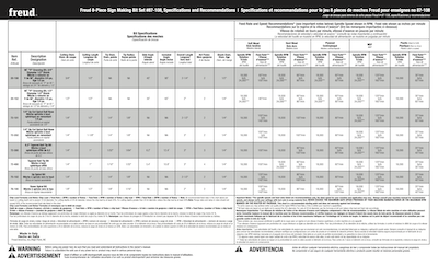87-108 | Router CNC | Router Bit Sets | CNC Bit Sets - Freud Tools