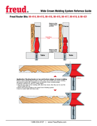 99-414 | Router CNC | Architectural Millwork | Wide Crown Molding ...